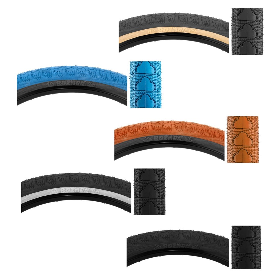 SE Bikes Bozack 26 x 2.4 Bike Fast Semi Slick Street Tire Vee Wheelie ...