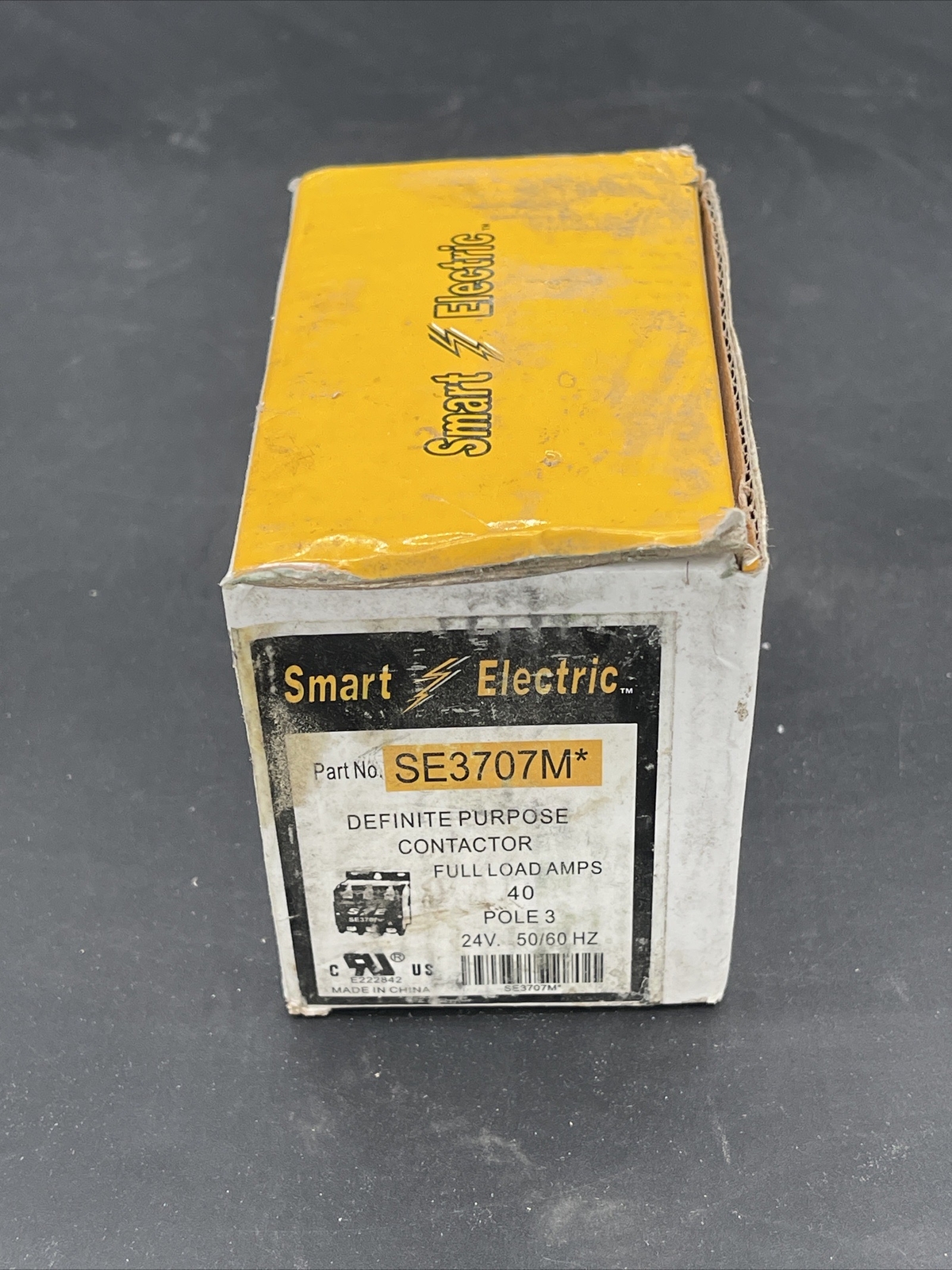 SE Smart Electric SE3707M 40 AMP 3 Pole Contactor 24V Coil | eBay