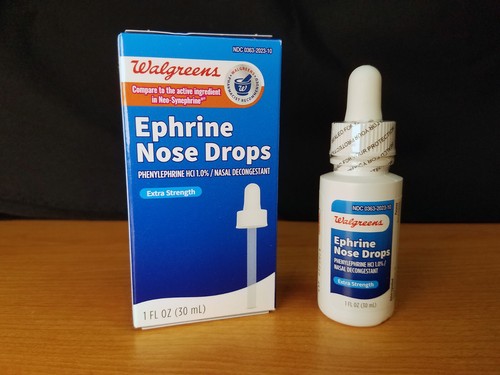 Nasal Nose DROPS, 4 Pack, Walgreens Extra Strength Decongestant, 1oz ...