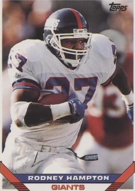 1993 Topps Rodney Hampton #25 for sale | eBay