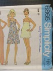 Simplicity Pattern 6865 Maternity Dress Jumper Top Pants Shorts Miss ...