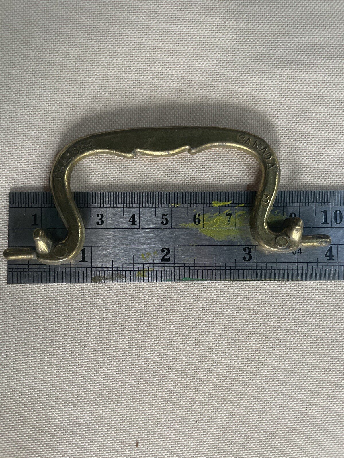 Bail Handle CB-1844 For Drop Pull Repair Dark Aged Brass 3-7/8" Length ...