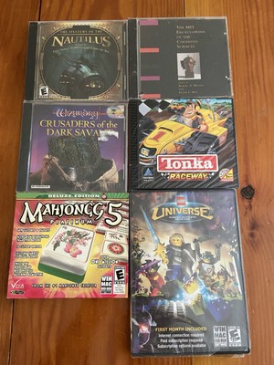 Computer game lot of 6 New & Sealed Crusaders Tonka MIT Lego Mahjong ...