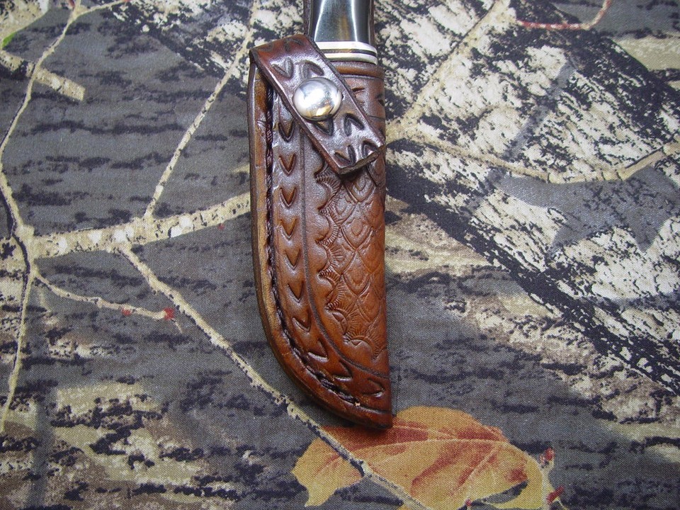 Leather Buck 102 Custom Sheath No Knife | eBay
