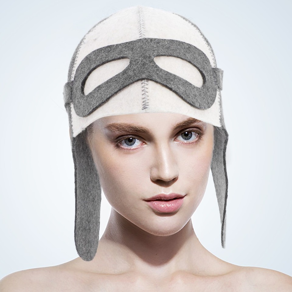 Unisex Sauna Felt Hat With Unique Style Steamer Cap Bathroom Hat Head ...