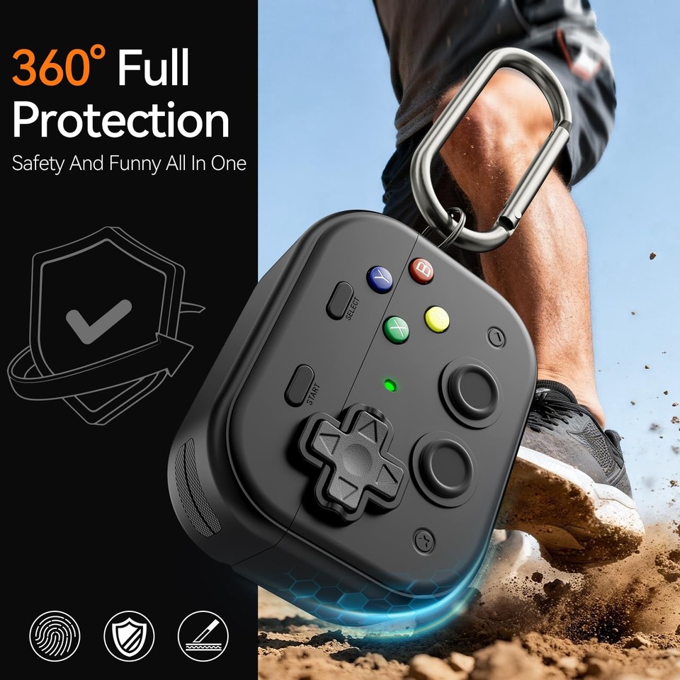 Case for Airpods Pro 3 (2025), Funny Hard Shell Game Design Shock-Proof ...