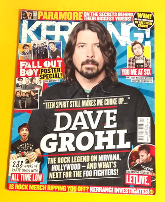 Kerrang! No.1455 Mar 02 2013 - Dave Grohl / Foo Fighters, Fall Out Boy ...