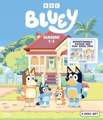 BLUEY New Sealed Ltd Ed 2024 SEASONS 1 THRU 3 6 BLU RAY BOXSET | eBay
