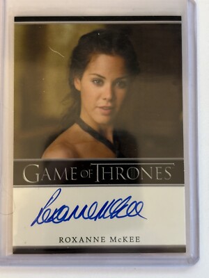 2012 Game Of Thrones Auto ROXANNE MCKEE AS DOREAH AUTOGRAPH | eBay