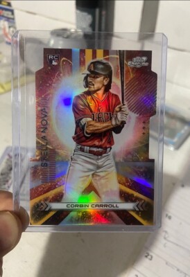 2023 Topps Cosmic Chrome Corbin Carroll RC SSP Stella Nova Refractor ...