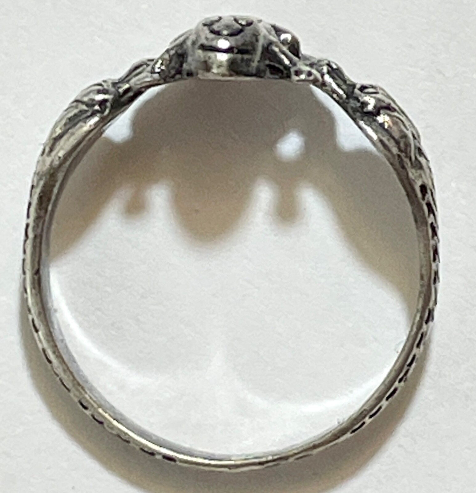 VINTAGE STERLING SILVER FROG AND LADYBUG RING SIZE 6 | eBay