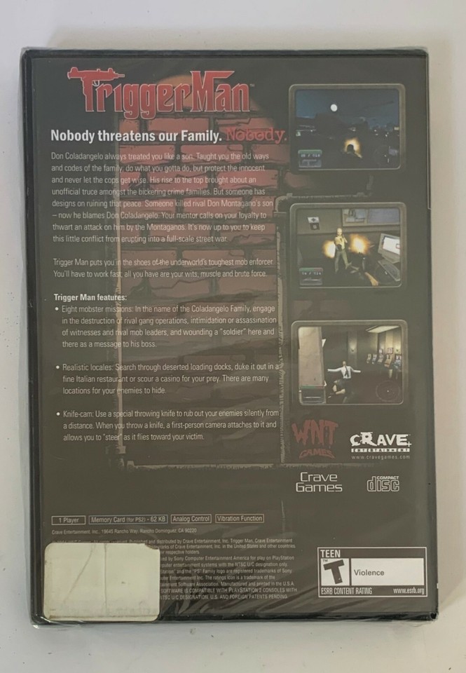 TRIGGER MAN Sony PlayStation 2 PS2 Video Game SEALED! NEW! | eBay