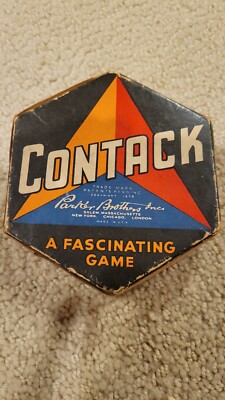 CONTACK Game Parker Brothers - Complete 36 Pieces, Domino's like game ...