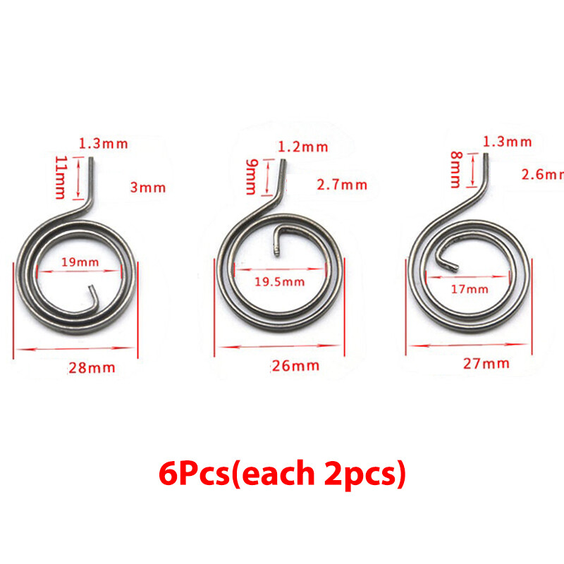 3Pcs 26mm 27mm 28mm Flat Wire Door Lock Handle Spring Coil Tools For ...