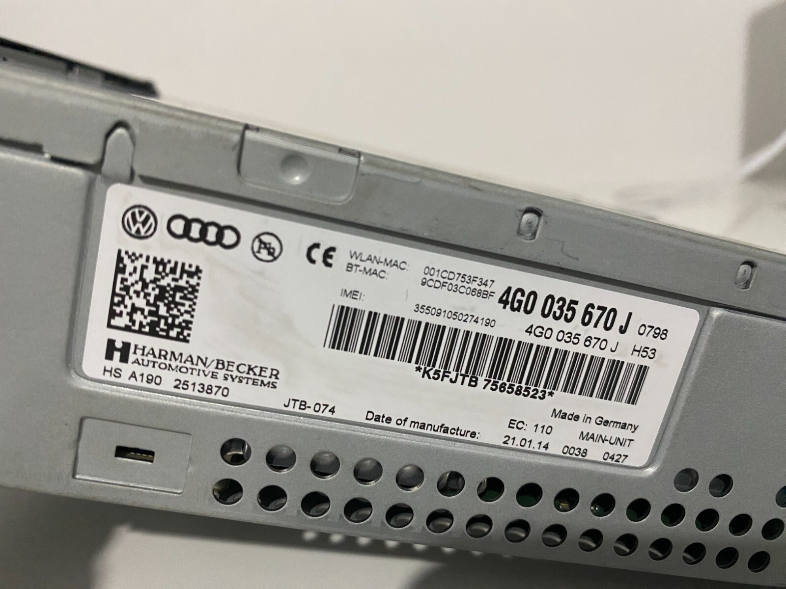 Audi a6 c7 MMI module | eBay