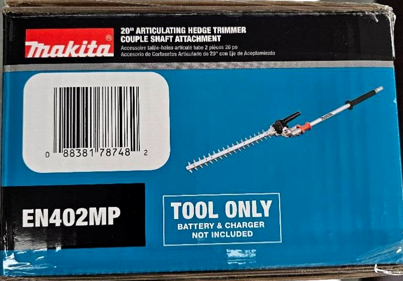 Makita 20" Articulating Hedge Trimmer Attachment 18V EN402MP Couple ...
