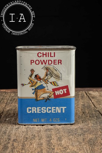 Crescent Brand Hot Chili Powder Spice Tin (4 oz.) | eBay
