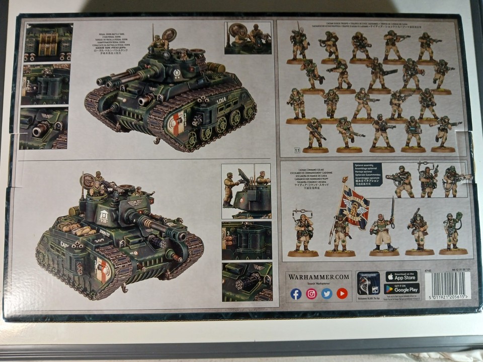 Warhammer 40k Astra Militarum Cadian Defence Force new in box | eBay UK