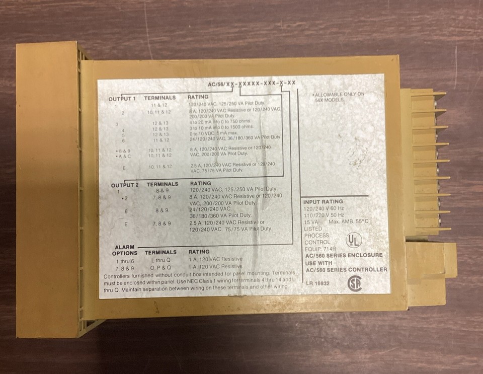 Barber Colman Series 560 Temperature Controller F86 | eBay
