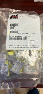 Click Bond Mount Cable Tie | eBay