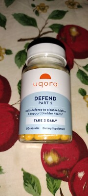 NEW UQORA DEFEND PART 2 CLEANSE BIOFILM & BLADDER SUPPORT 60 CAPSULES ...