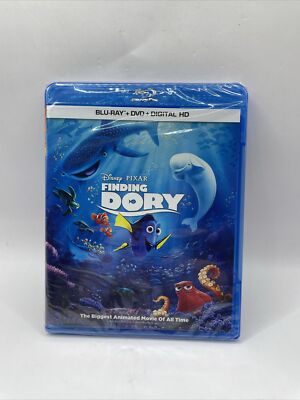 Finding Dory Blu-Ray + DVD + Digital Disney Pixar NEW Free Shipping ...