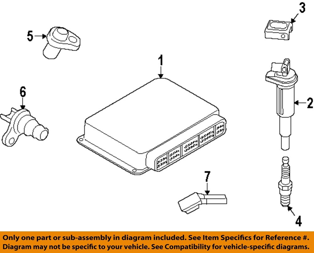 BMW 13627548995 Genuine OEM Factory Original Crankshaft Position Sensor ...