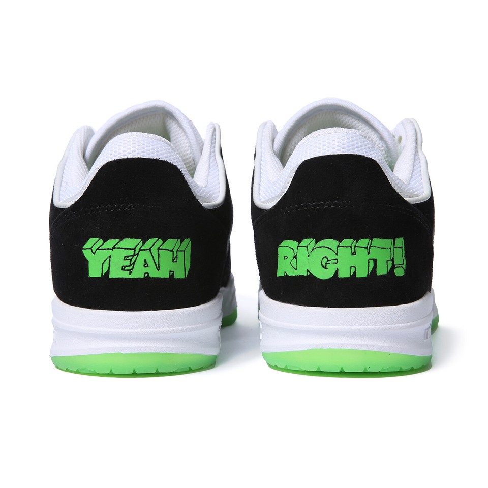 Lakai Skateboard Shoes Telford Low Yeah Right Black/White Suede | eBay