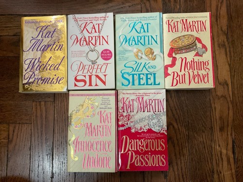 KAT MARTIN THREE SERIES SET OF 6 HISTORICAL ROMANCE PAPERBACK BOOKS | eBay