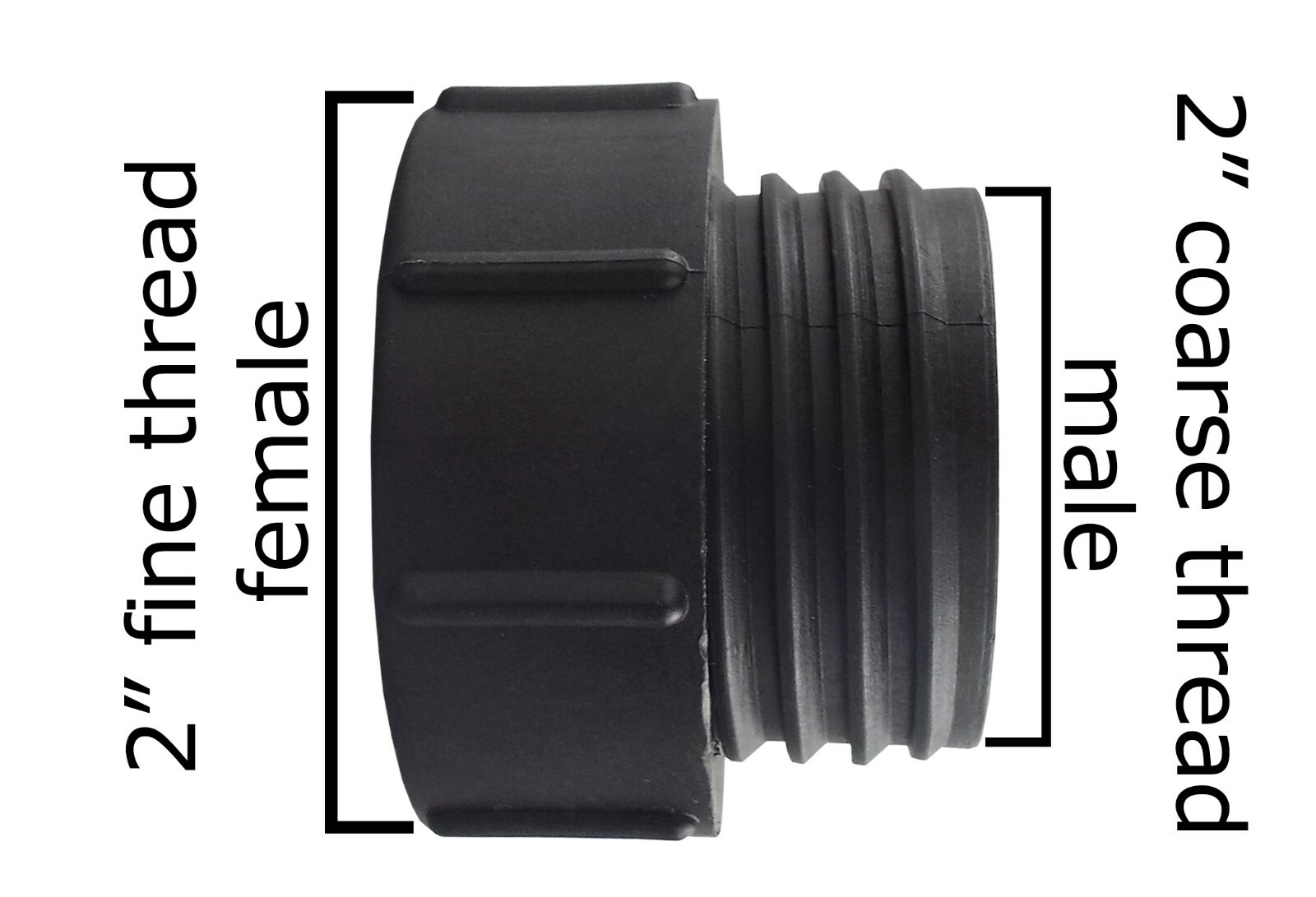 ibc water tank thread adapters fine-coarse thread,male/female | eBay