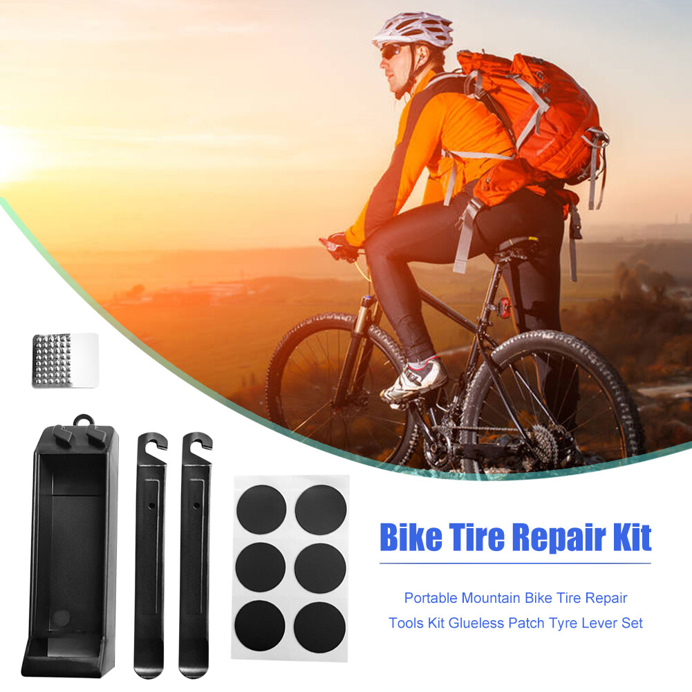 Tire Puncture Repair Tool Set Glue-free Inner Tube Repair Kit for ...