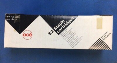 GENUINE OCE S2 Staples - Box of 4 x 5000 Cartridges NEW 2987308 FREE S ...