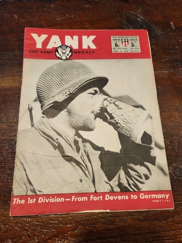 Vintage Magazine: YANK Army Weekly June 30, 1945 1st Division WW2 | eBay