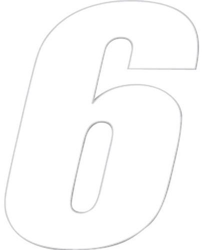 One Industries Motorcycle Racing Number "6" Decal Decals Stickers 7 ...