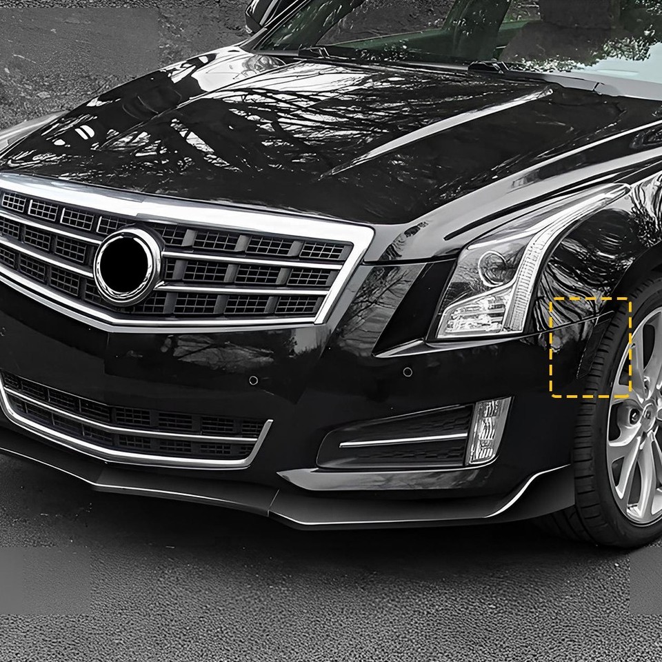 Smoked Side Marker Signal Light Housings Fit For 2013-2014 Cadillac ATS ...