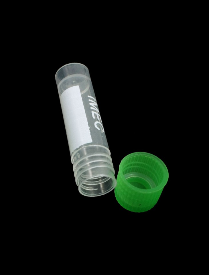1.8ml Graduated Polypropylene Vial Tube Sample Container Green Screw ...