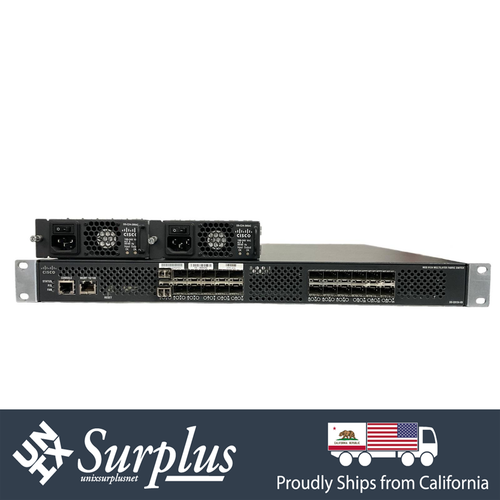 Cisco MDS 9124 Multilayer Fabric 24 Port 4Gb Fiber Channel Switch 2x ...