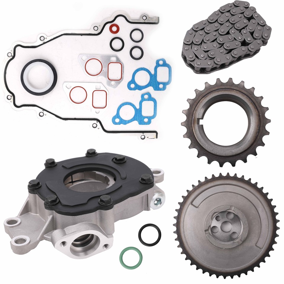 Oil Pump Gaskets & Timing Chain Kit For Chevy GMC LS1 LS3 LS2 LS6 4.8L ...