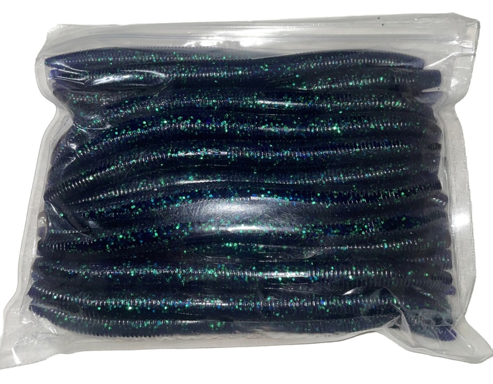 6in Senko Sinko Worm Bulk Pack June Bug 30QTY | eBay