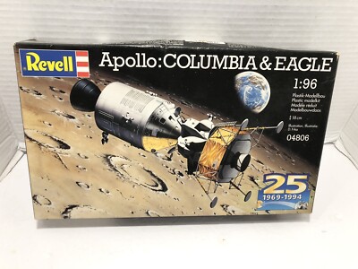 REVELL 03700 APOLLO 11 COLUMBIA + EAGLE Space MODEL KIT - 1:96 SCALE | eBay