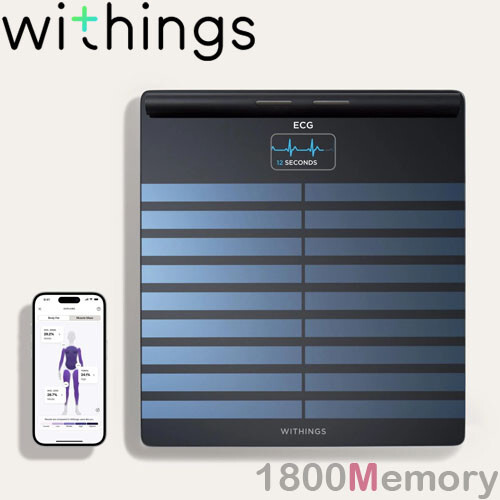 GENUINE Withings Body Scan ECG Cardio Nerve Health Wi-Fi Smart Scale 8 ...