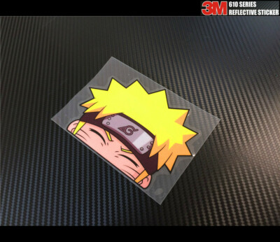 Reflective NARUTO Peeking Peeker Anime JDM Car Sticker #N19 | eBay