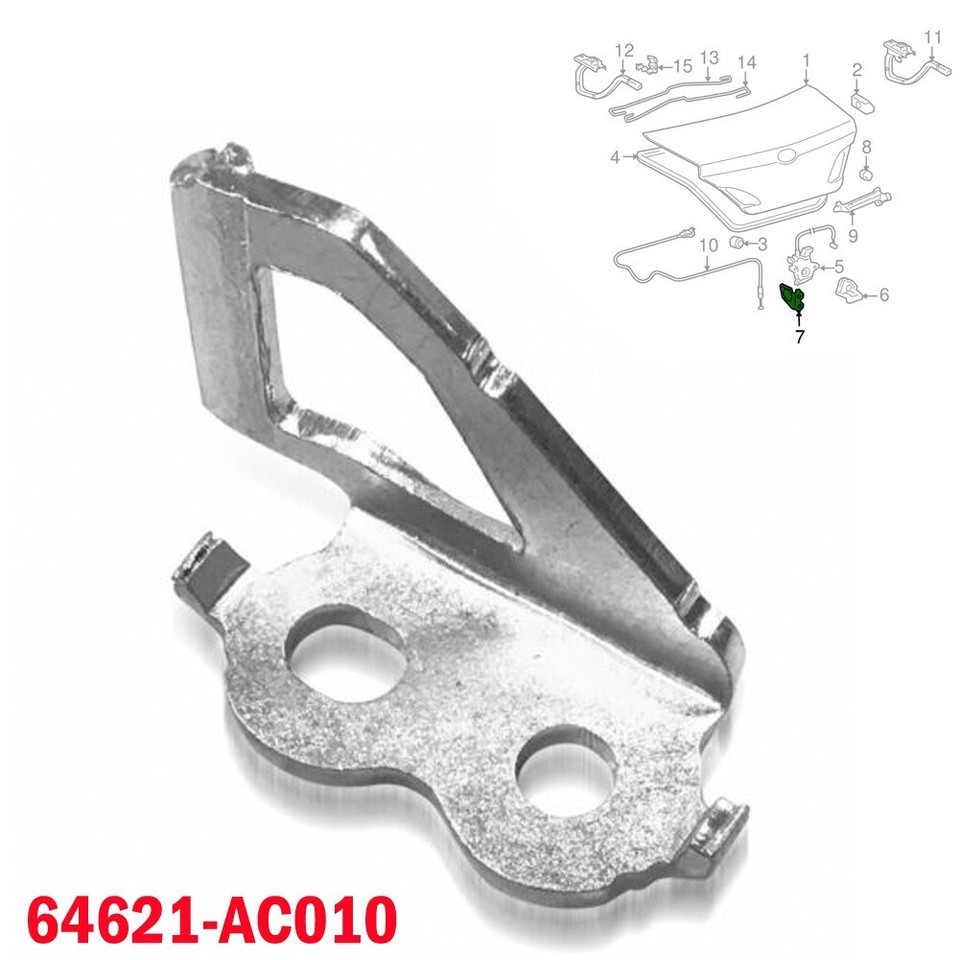 Trunk Lock Ring Door Lock Bracket For Toyota Corolla 2009-2013 64621 ...