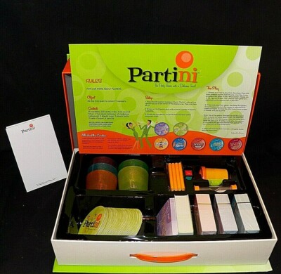 Partini Party Mixer Game Parker Brothers 2008 Hasbro 6 Games Open Parts ...