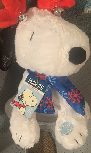 Dan Dee Peanuts Silly & Wild Snoopy Reindeer Animated Musical 12" Plush ...
