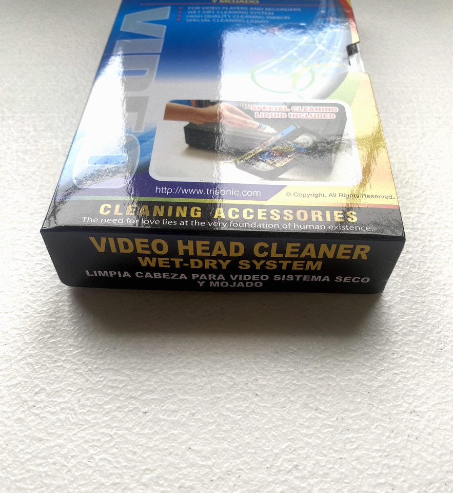VHS VCR Video Head Cleaner (CLEANING SOLUTION NOT INCLUDED) | eBay
