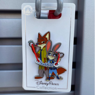 Authentic Disney Pin Badge Zootopia Judy and nick disneyland exclusive ...