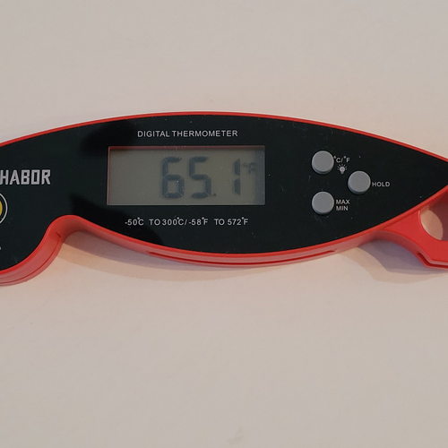 Habor 192 Digital Meat Thermometer Backlit Display Magnetic 2 Sec ...