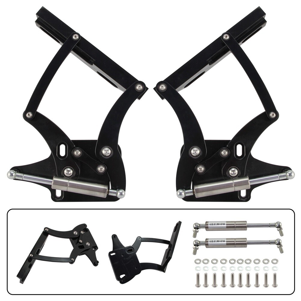 Billet Hood Hinge Kit Pair Left and Right Side For Ford Mustang 1967 ...