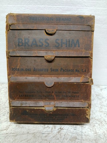 Vintage Precision brand brass shim t-4 | eBay
